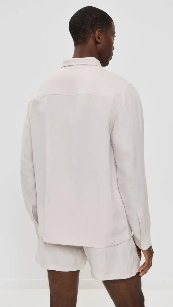 AUTO-REPLY Andrew Linen Shirt - Sand
