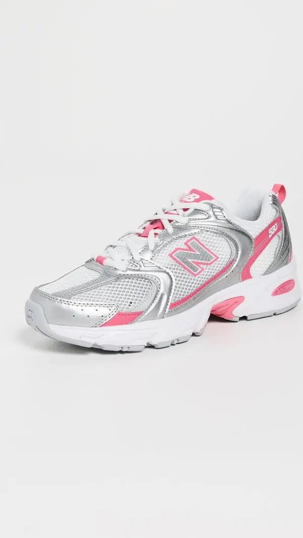 New Balance 530 Sneakers Grey Pink Editorialist