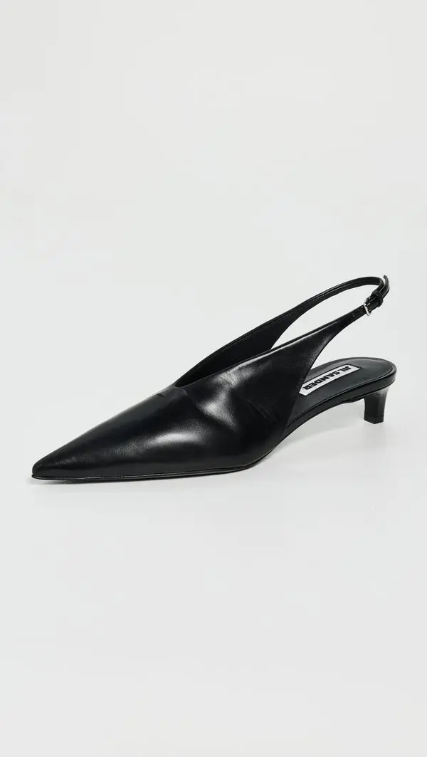JIL SANDER - Slingback Kitten Heel Pumps