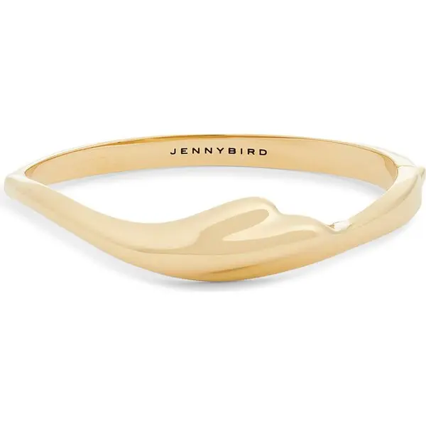 Jenny Bird Portia Hinged Bracelet - High Polish Gold
