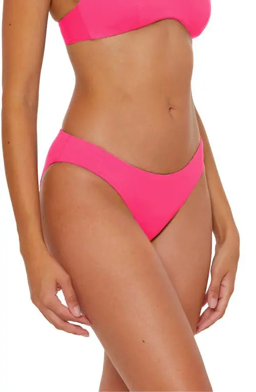 BECCA® By Rebecca Virtue Reversible Hipster Bikini Bottom - Punch/ Coral Rose