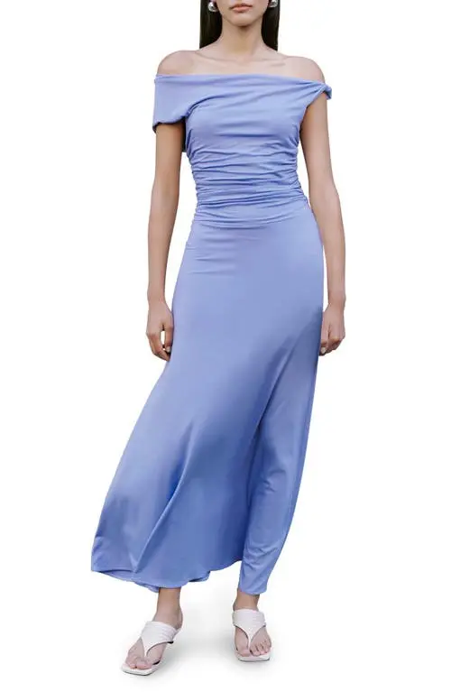 MARCELLA Manon Off-the-shoulder Maxi Dress - Periwinkle