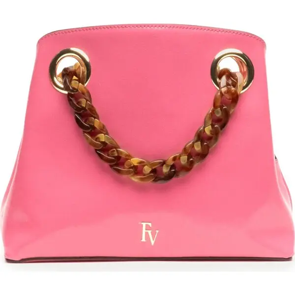 FRANCES VALENTINE Skip Leather Tote - Pink