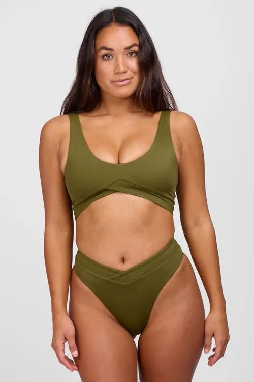 JOLYN Sirena Bikini Bottom - Kelp
