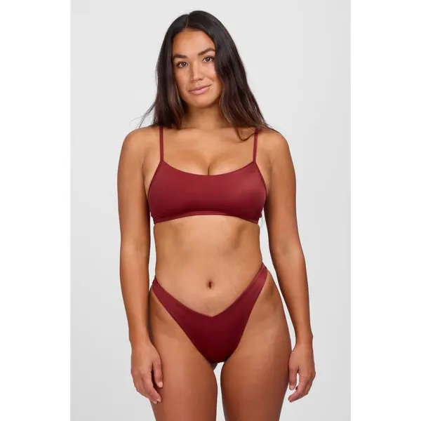 JOLYN Jessica Bikini Bottom - Garnet