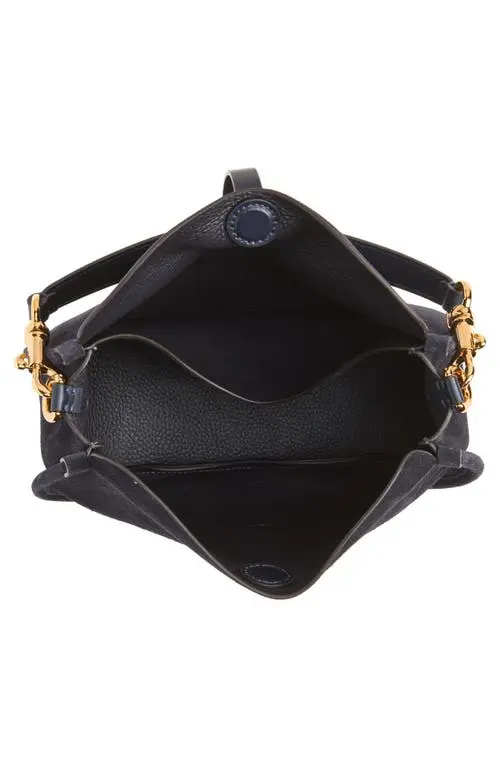 Etro Belted Suede Hobo Bag - Blue