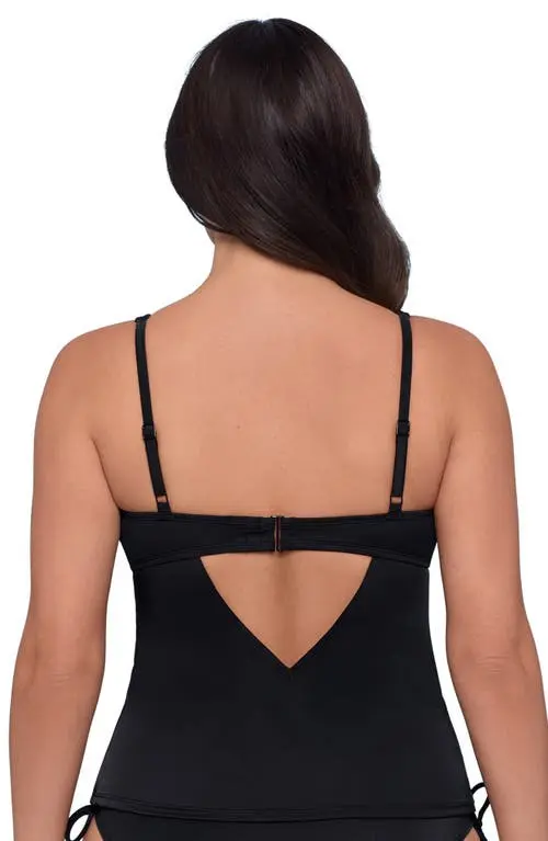 S3 APPAREL U-wire Tankini Swim Top - Onyx Black