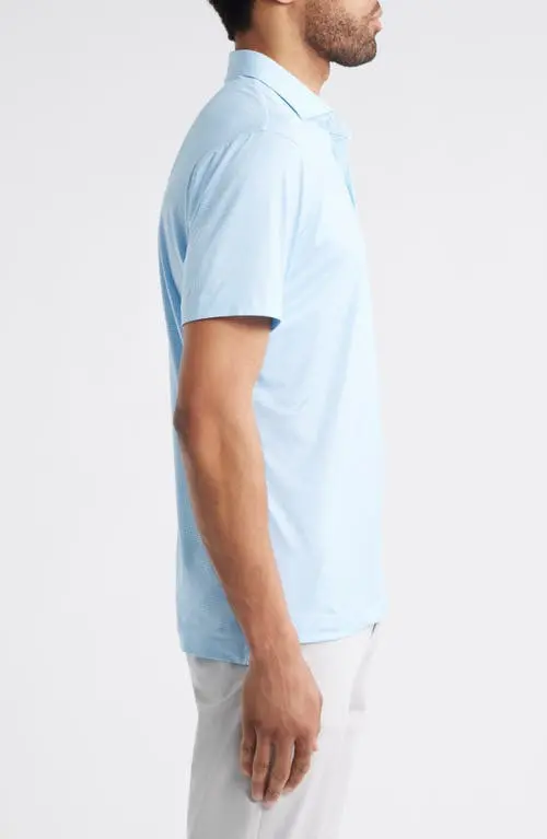 Johnnie-o Tundra Microprint Featherweight Performance Polo - Maliblu