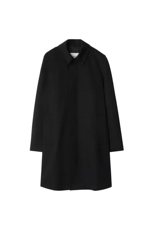 Burberry Mid-length Cashmere Car Coat - Black