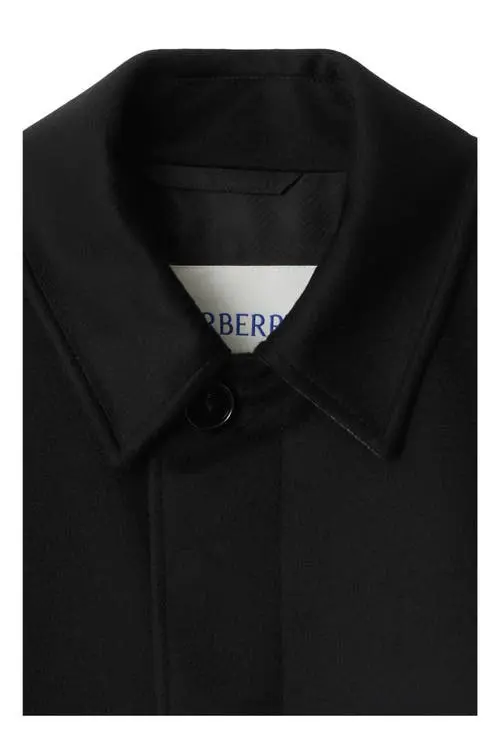 Burberry Mid-length Cashmere Car Coat - Black