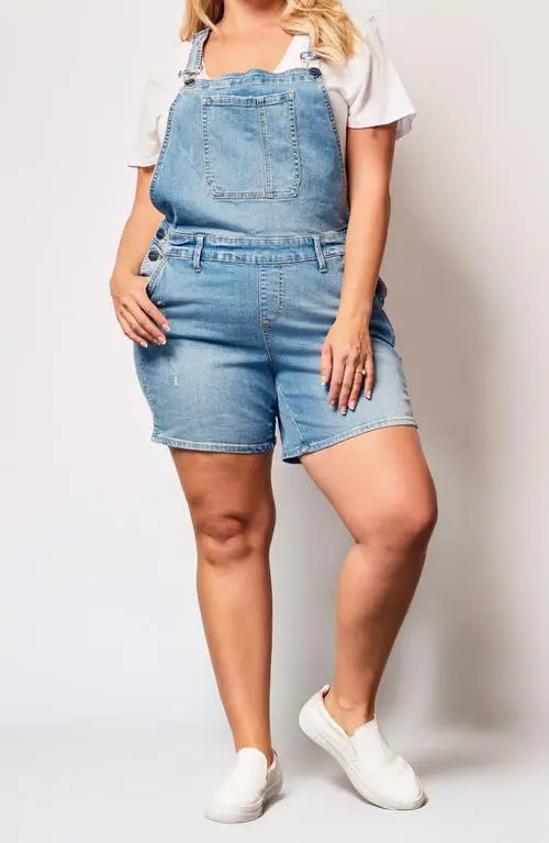 SLINK JEANS Stretch-denim Shortalls - Sophie