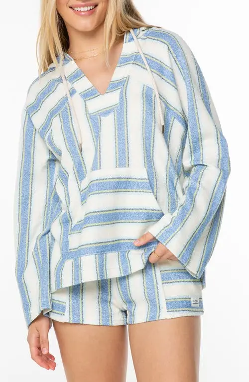 Roxy Striped Relaxed Hoodie