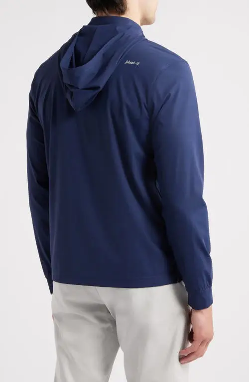 Johnnie-o Performance Quarter Zip Hoodie - Navy