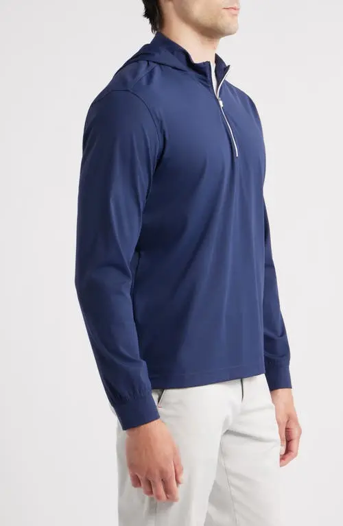 Johnnie-o Performance Quarter Zip Hoodie - Navy