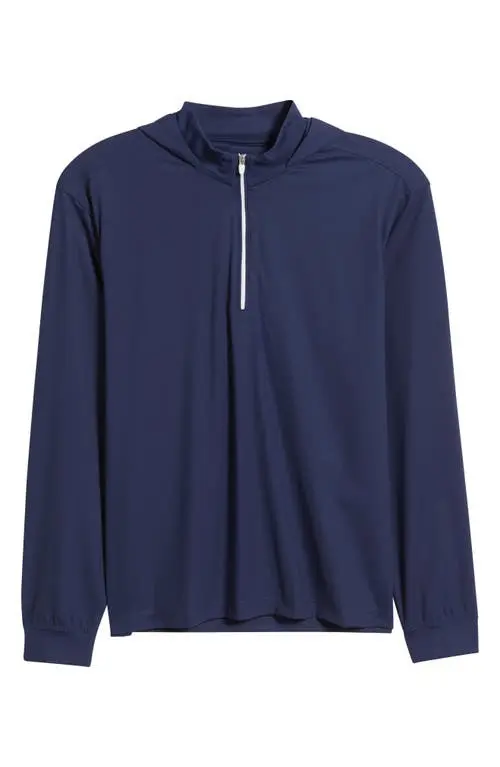 Johnnie-o Performance Quarter Zip Hoodie - Navy