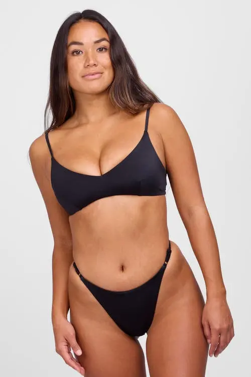 JOLYN Brooklyn Bikini Bottom - Black