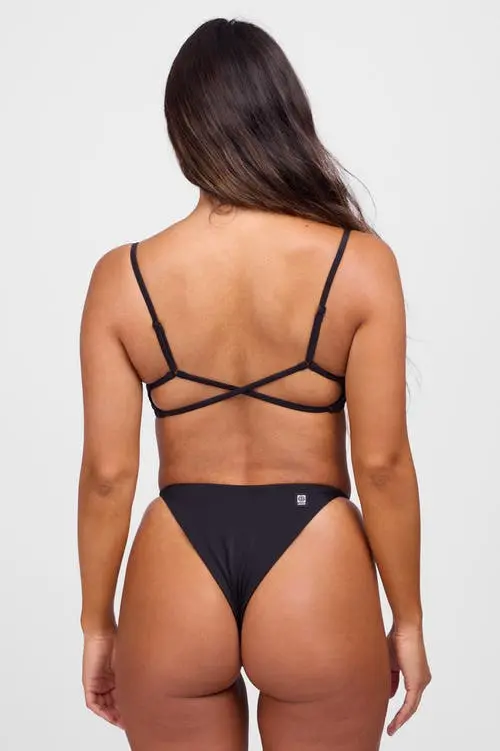 JOLYN Brooklyn Bikini Bottom - Black