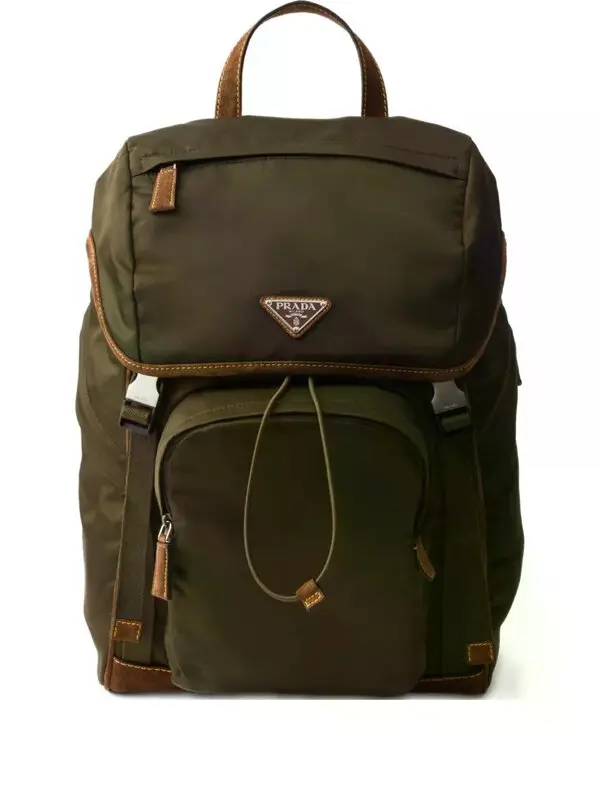 Prada Technical-fabric Backpack - Green