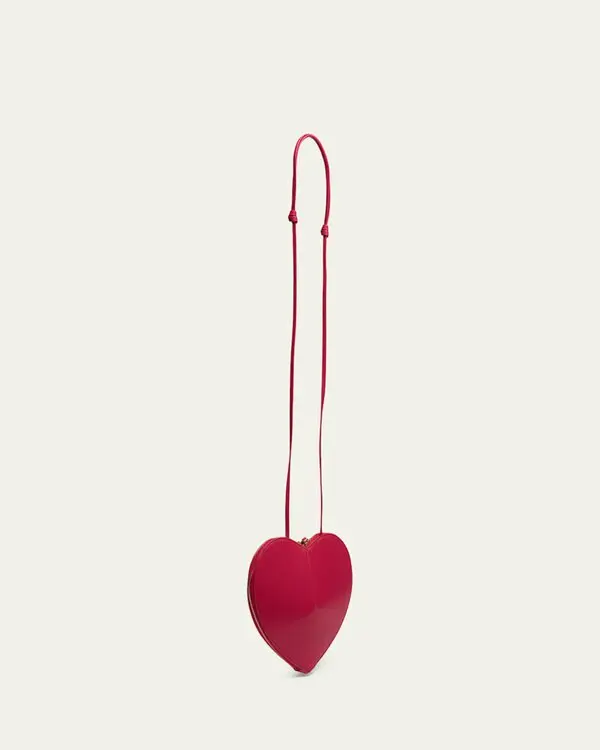 Alaïa Le Coeur Crossbody Bag - Framboise