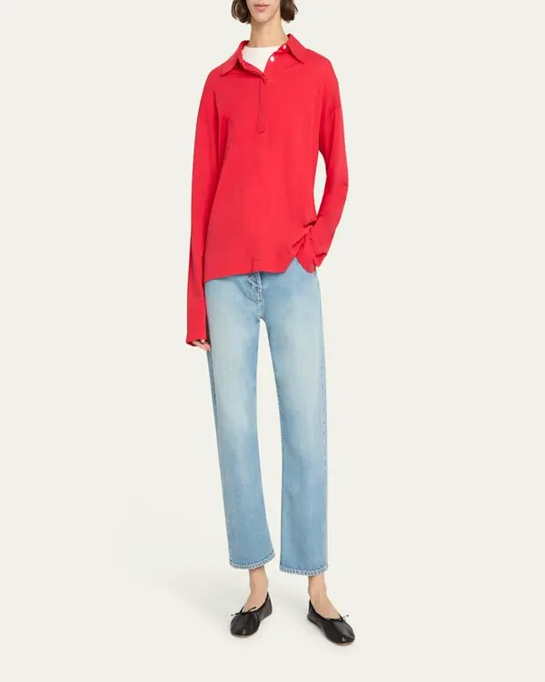 THE ROW Riaco Mid-rise Jeans - Light Indigo