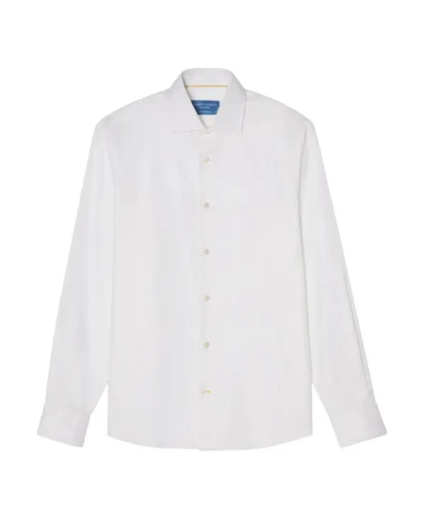 Robert Talbott Reynolds Double Twill Contemporary Fit Shirt - White