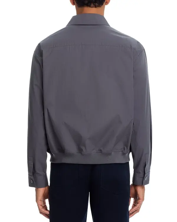 FRAME Blouson Cotton Jacket - Cloud Gray