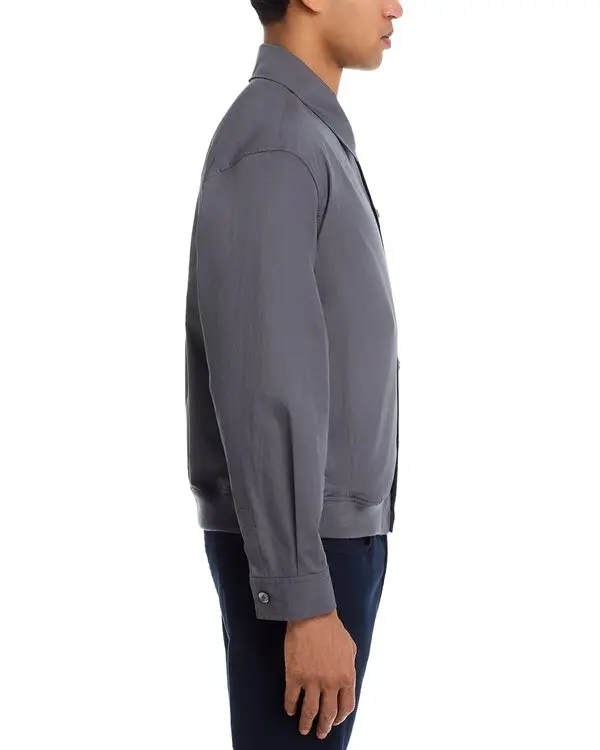 FRAME Blouson Cotton Jacket - Cloud Gray