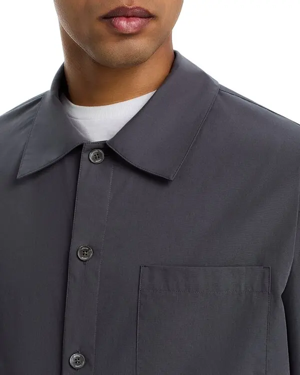 FRAME Blouson Cotton Jacket - Cloud Gray