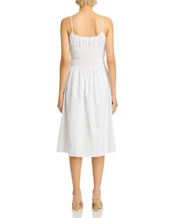 WAYF Isabelle Smock Midi Dress