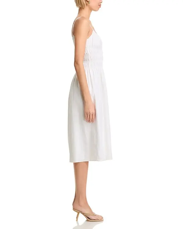 WAYF Isabelle Smock Midi Dress