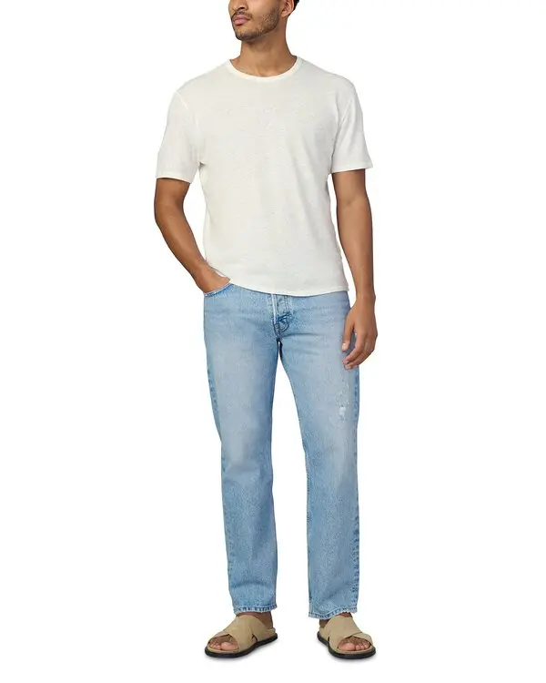 Joe's Jeans Bespoke Regular Fit Linen Tee - Sea Salt