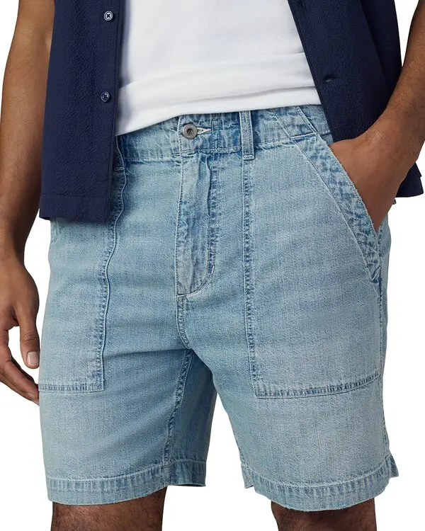Joe's Jeans Utilitarian Regular Fit Chambray Shorts