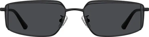 Zenni Full Rim Rectangle Sunglasses - Black