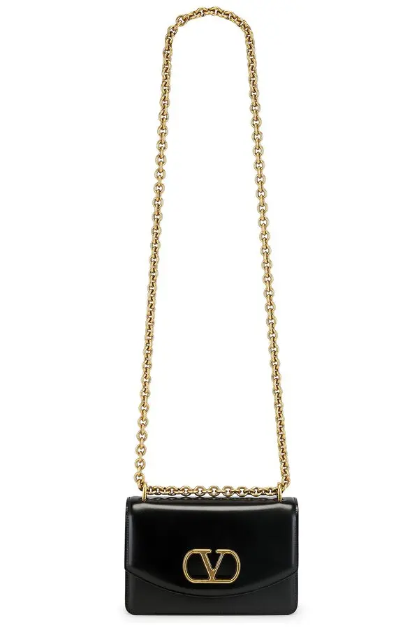 Valentino Garavani Vain Small Shoulder Bag - Nero