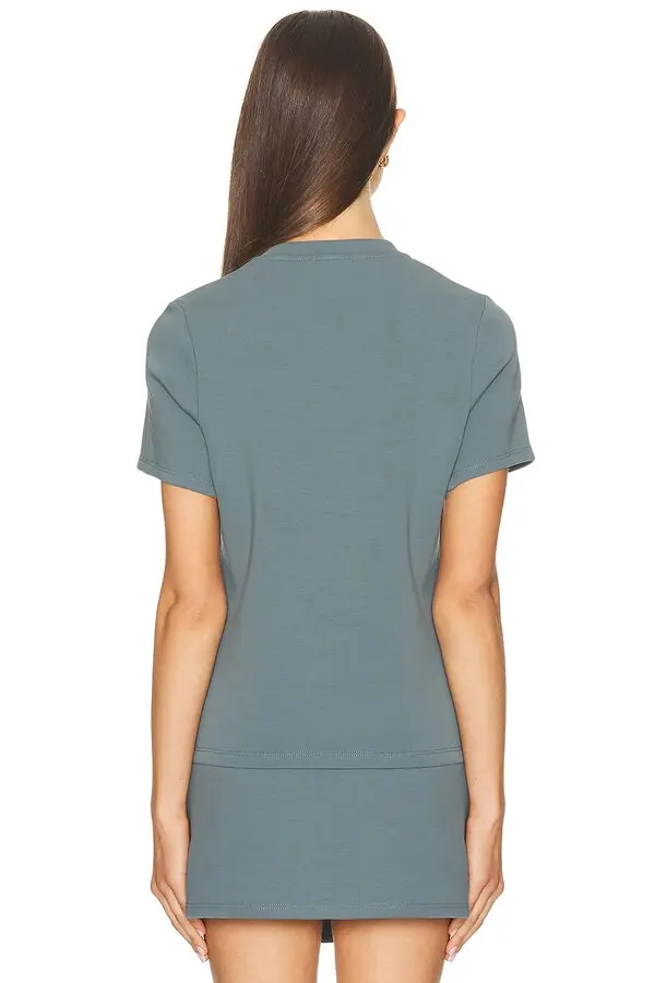 Renggli Slit Tee - Teal