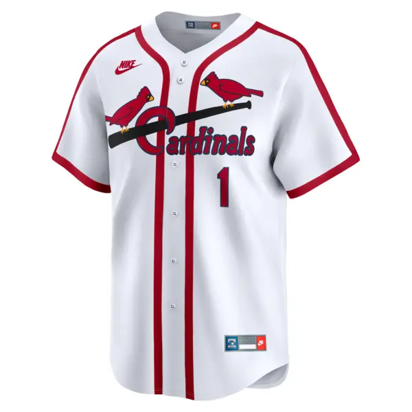 Nike Ozzie Smith St. Louis Cardinals Cooperstown Dri-fit Adv Mlb Limited Jersey - White