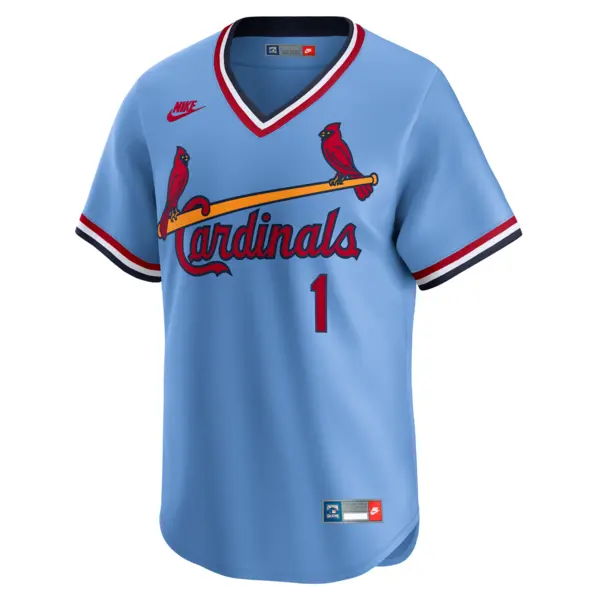 Nike Ozzie Smith St. Louis Cardinals Cooperstown Dri-fit Adv Mlb Limited Jersey - Blue
