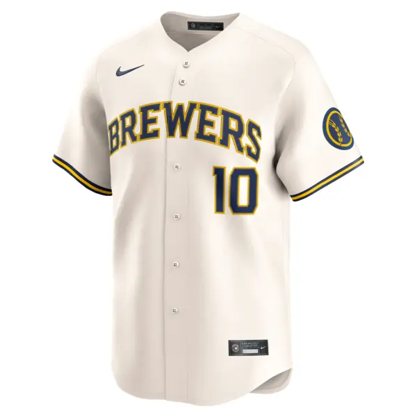 Nike Sal Frelick Milwaukee Brewers Dri-fit Adv Mlb Limited Jersey - Brown