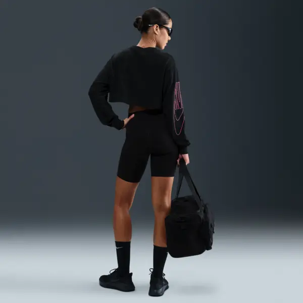 Nike After Dark Tour Oversized Long-sleeve Cropped T-shirt