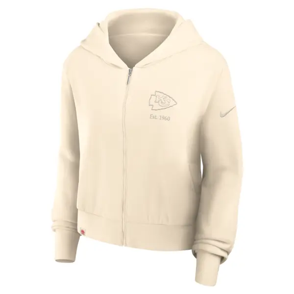 Nike Kansas City Chiefs Established Nfl Full-zip Hoodie - Brown