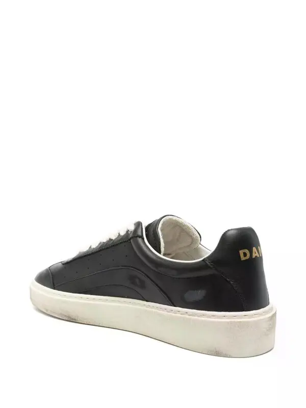 Dsquared2 Rider Leather Sneakers - Black