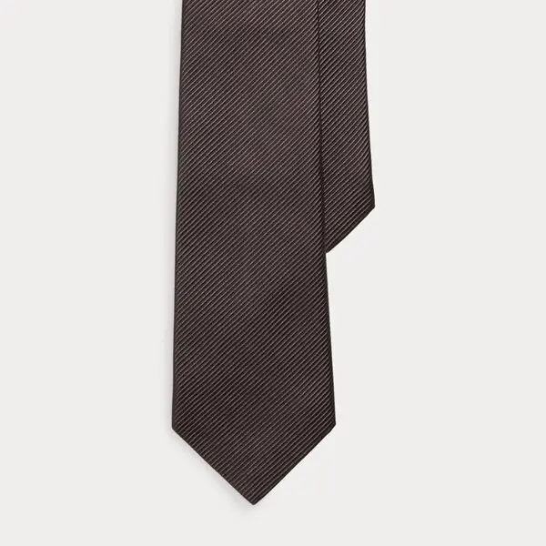Ralph Lauren Corded Silk Neck Tie - Dk Brown