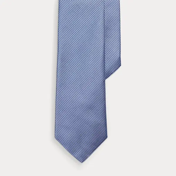 Ralph Lauren Corded Silk Neck Tie - Light Blue