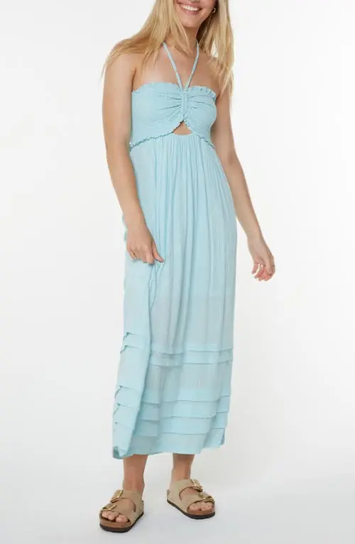 Roxy Saltwater Sweetness Convertible Maxi Dress - Tibetan Stone Solid