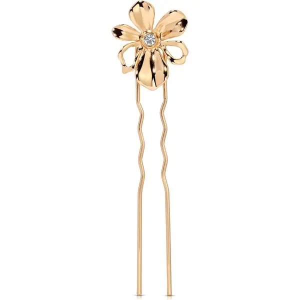 Ettika Petals Hair Pin - Gold