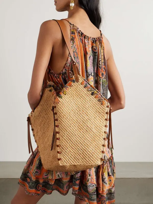 Isabel Marant - Isabel Marant Tampa Raffia Shoulder Bag
