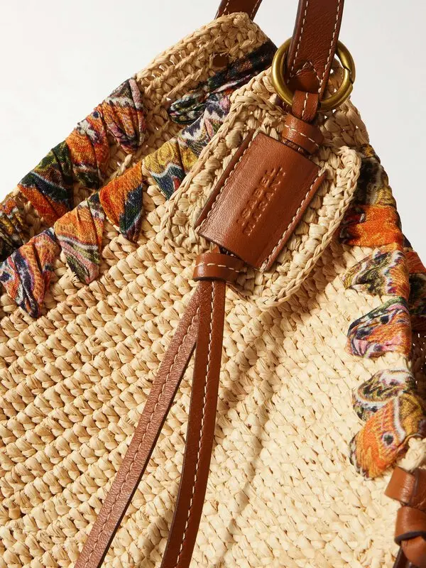 Isabel Marant - Isabel Marant Tampa Raffia Shoulder Bag