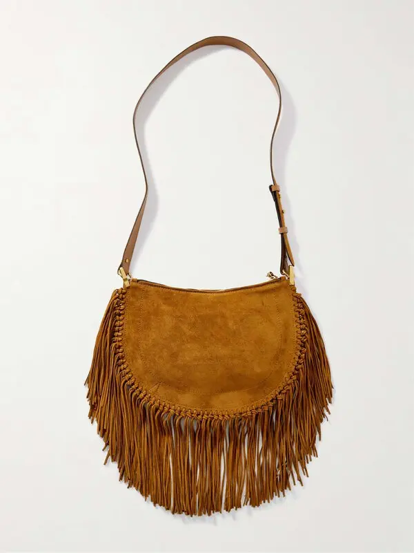Isabel Marant Oskan Fringed Shoulder Bag