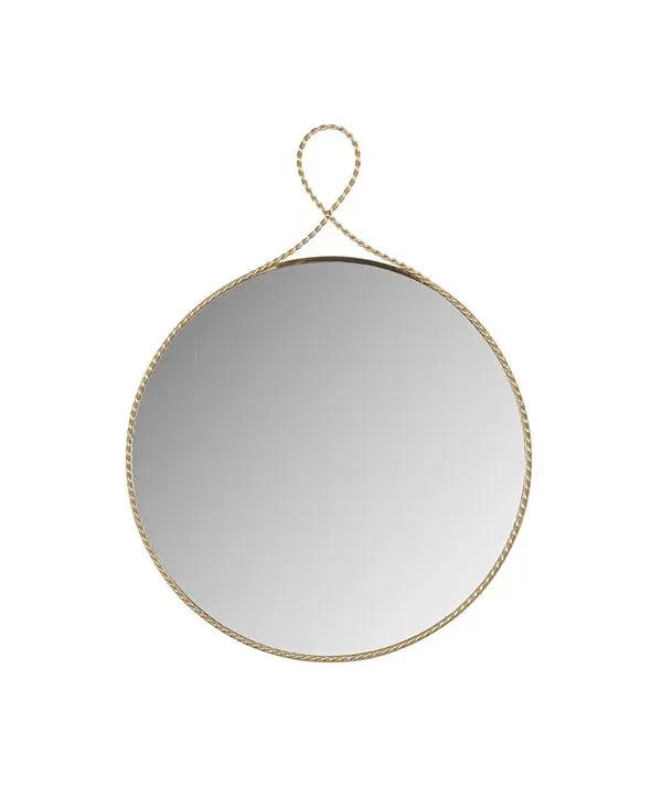 TOV FURNITURE Ravina Round Wall Mirror - Gold