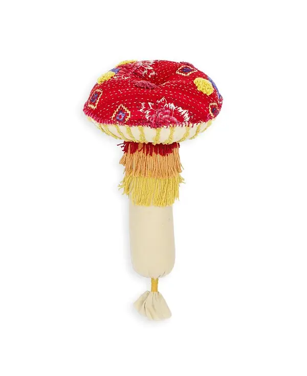 TOV FURNITURE Mushroom Hand Sewn Pillow - Multi
